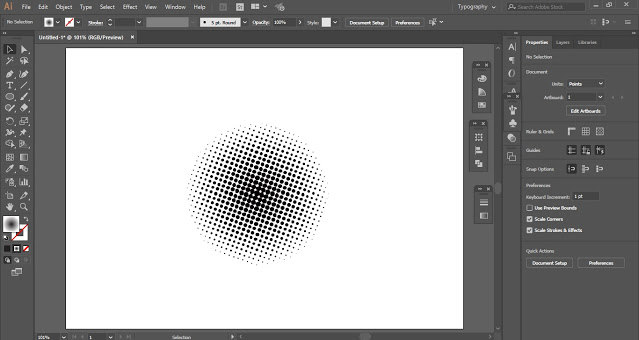 Halftone Dots In Adobe Illustrator Adobe Tutorial