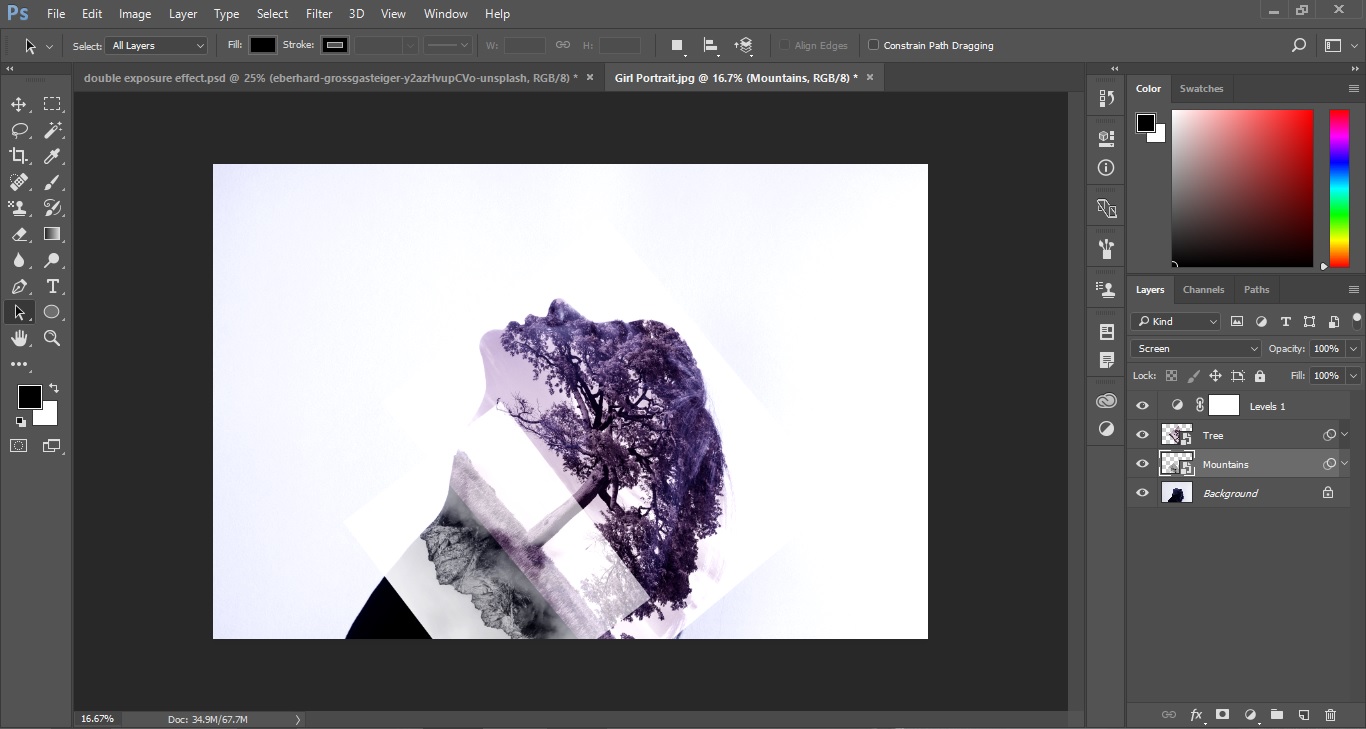 Double Exposure Effect|Photoshop Tutorial - Adobe Tutorial