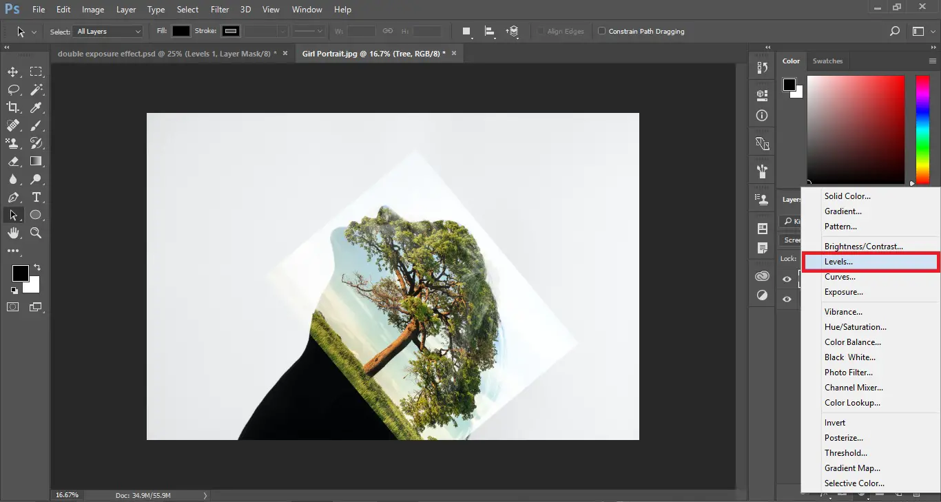 Double Exposure Effect|Photoshop Tutorial - Adobe Tutorial