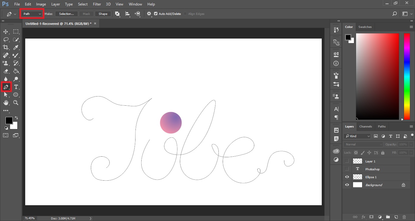 3D Tube Text Effect in Photoshop - Adobe Tutorial