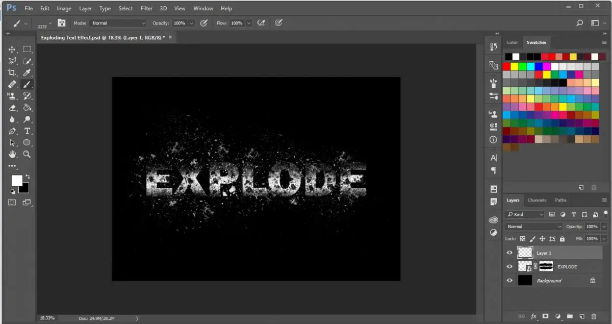 Exploding Text Effect in Photoshop - Adobe Tutorial
