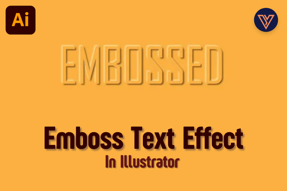 Emboss Text Effect In Adobe Illustrator Adobe Tutorial